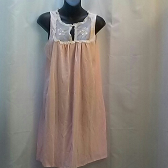 jcpenney | Intimates & Sleepwear | Vintage Pink Nightgown By Jc Penny ...